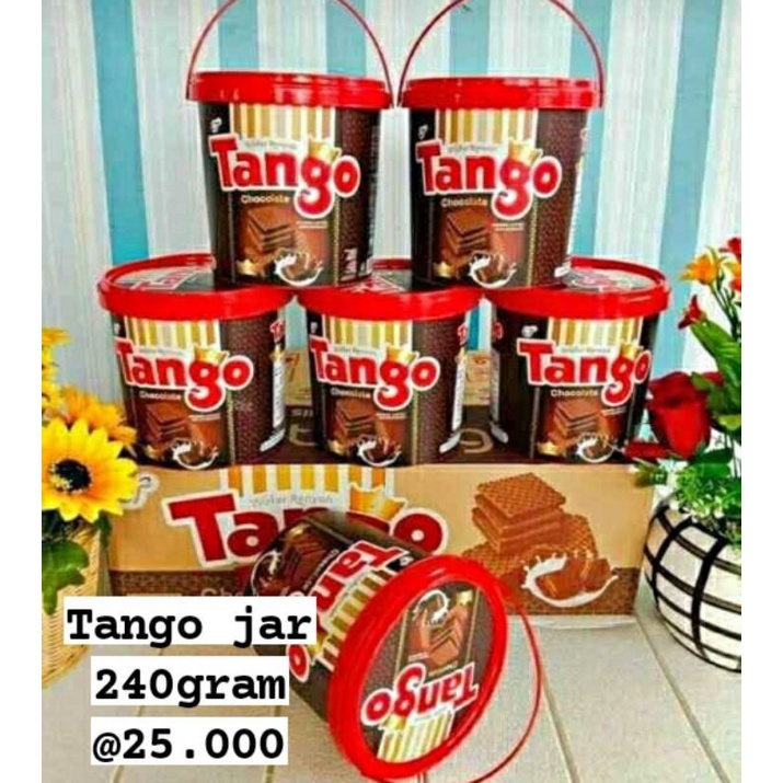 Jual TANGO WAFER JAR 240GR CHOCOLATE | Shopee Indonesia