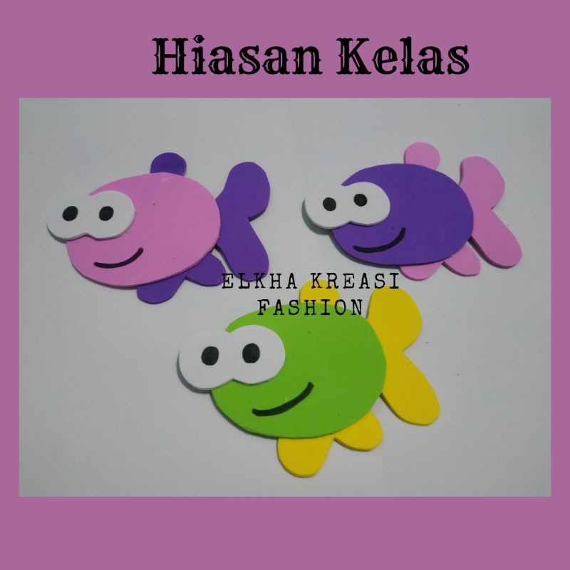 Jual Hiasan Kelas bentuk ikan/Hiasan Kelas PAUD/ Hiasan Ruangan ...