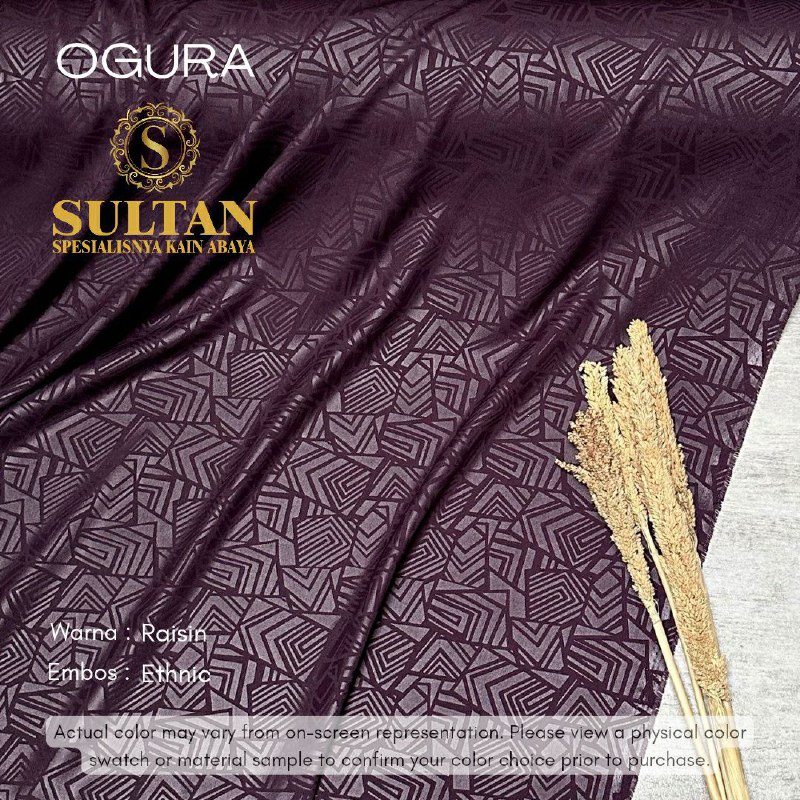 Jual 50CM EMBOS ETHNIC OGURA RAISIN KAIN ABAYA SULTAN | Shopee Indonesia