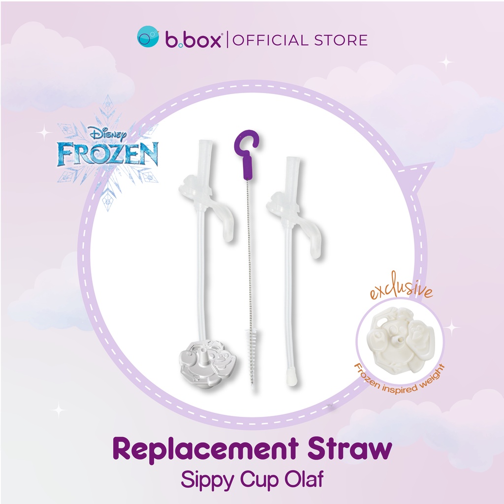 Jual b.box Disney Olaf Replacement Straw Pack | Shopee Indonesia