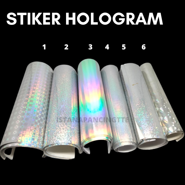 Jual Sticker HOLOGRAM / STIKER UMPAN STICKER LURE MANCING 20X16cm ...
