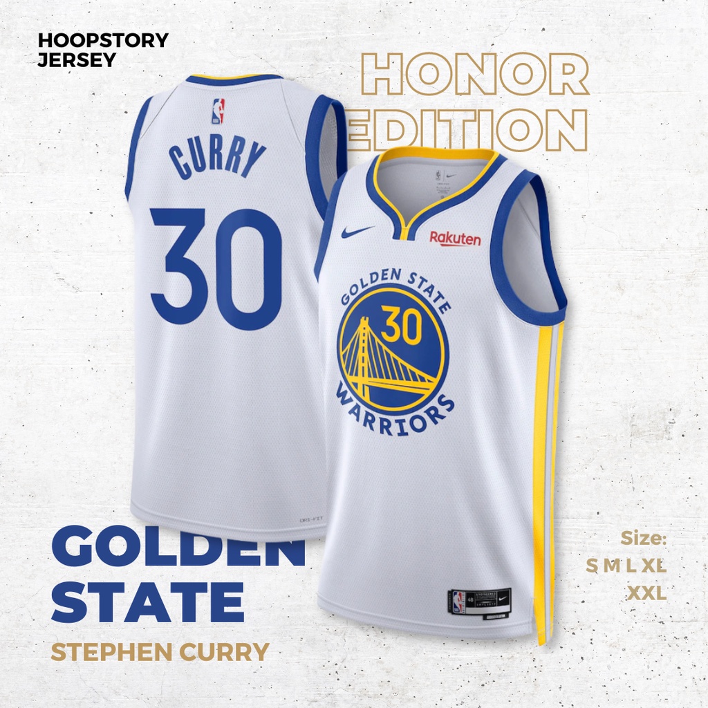 Jual JERSEY BASKET NBA GSW #3 STEPHEN CURRY HONOR 6 PUTIH 22/23 | Shopee Indonesia