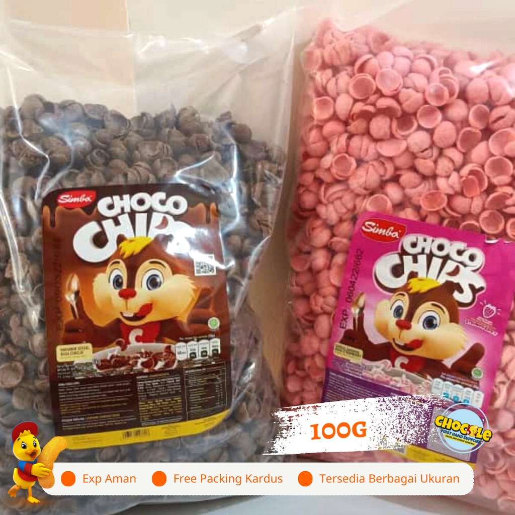 Jual PROMO 10.10 SIMBA CHOCO CHIPS 100G || PUSAT GROSIR SNACK & COKLAT ...