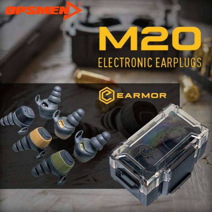 Jual Earmor M20 Electronic Earplug Hearing Protection by Opsmen for IPSC | Shopee Indonesia