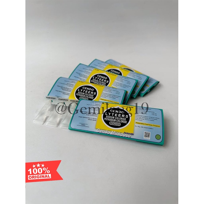 Jual CENDO LYTEERS MINIDOSE 0.6 ML | Shopee Indonesia