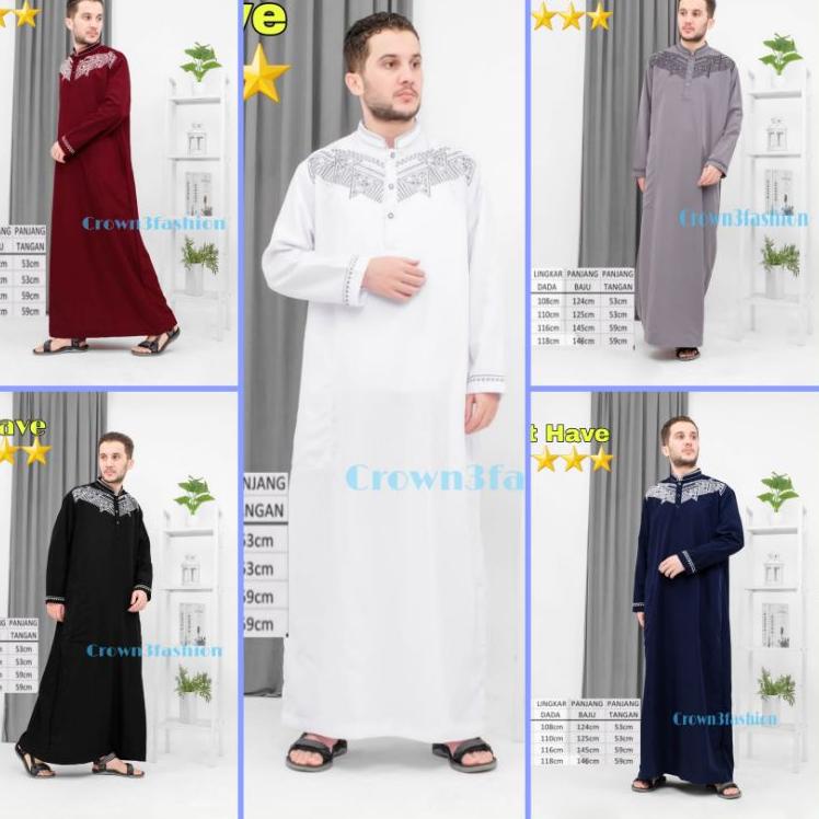 Jual Jubah Pria Pakistan Bordir terbaru bisa COD ♝ | Shopee Indonesia
