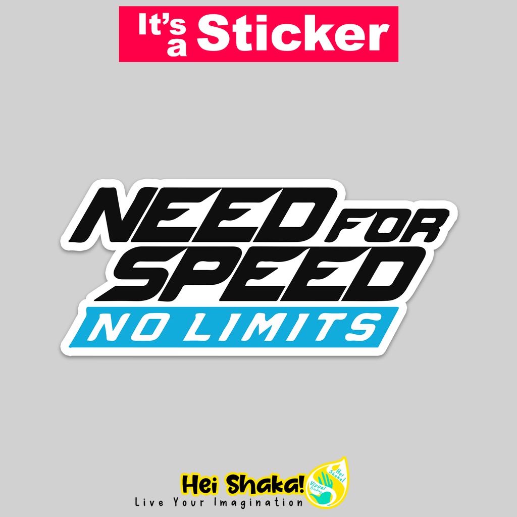Jual Stiker Need For Speed No Limits Sticker Gamer Tempelan Gaming ...