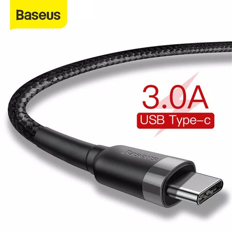 Jual Kabel Type-C BASEUS Cafule Data Cable Type C USB 3A Quick Charge ...
