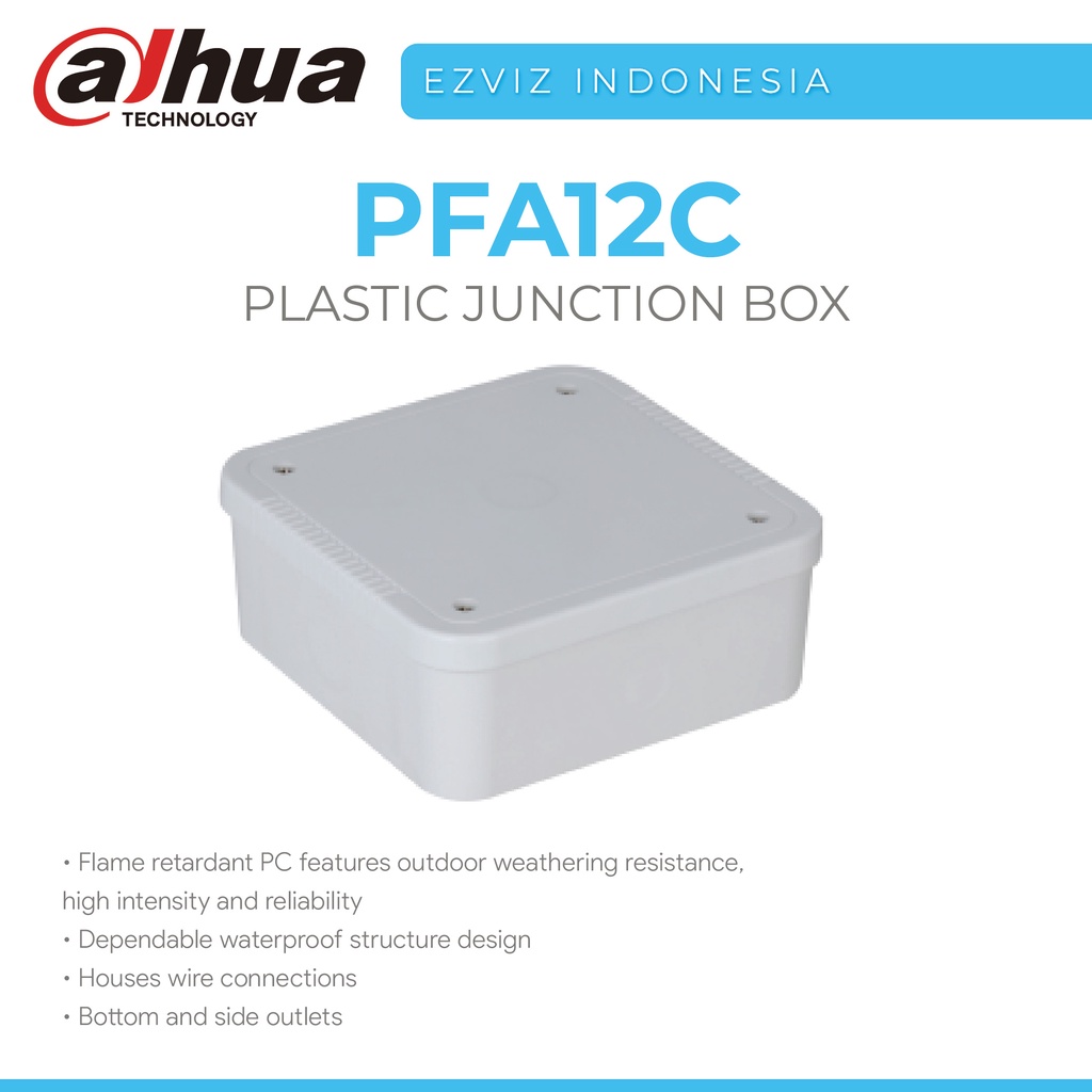 Jual DAHUA PFA12C PLASTIC JUNCTION BOX DURADUS OUTBOW WATERPROOF ...