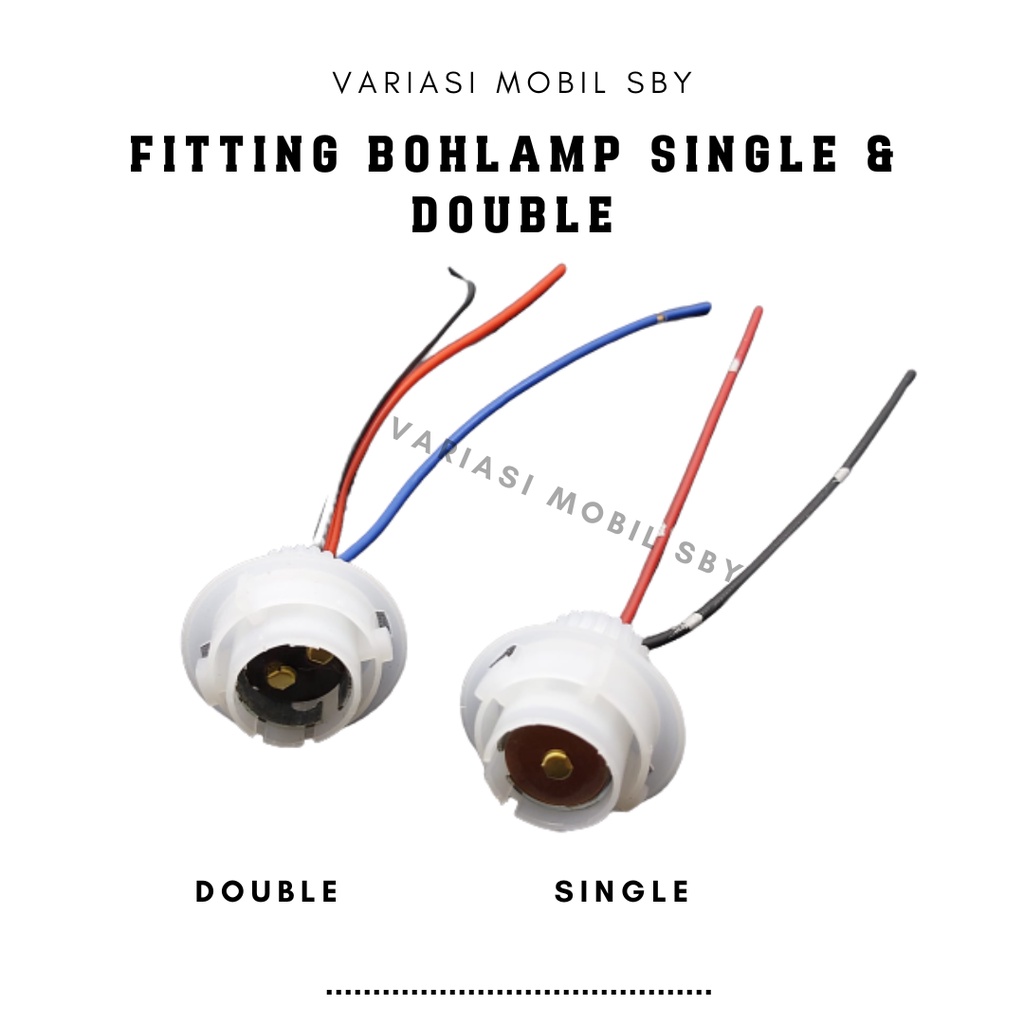 Jual SOCKET SOKET FITTING BOHLAM LAMPU KAKI 1 KAKI 2 SEN SEIN SOKET ...