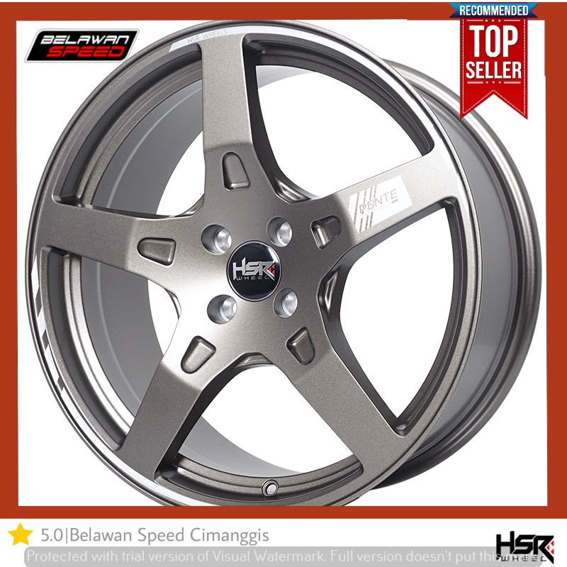 Jual PROMO!!!!VELG MOBIL RACING PELEK MODIFIKASI RING 18 HSR PENTE PCD 4X100 UNTUK NISSAN ...