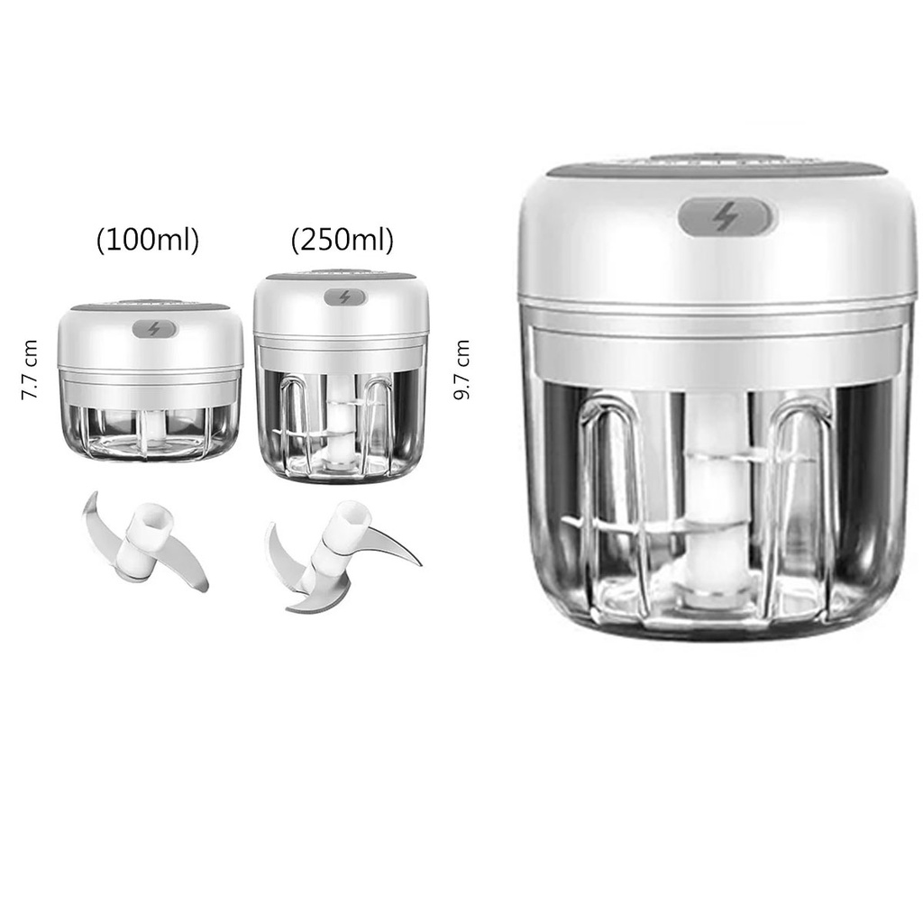 Jual Nexxio Mini Chopper USB / USB Mini Blender Food Processor ...