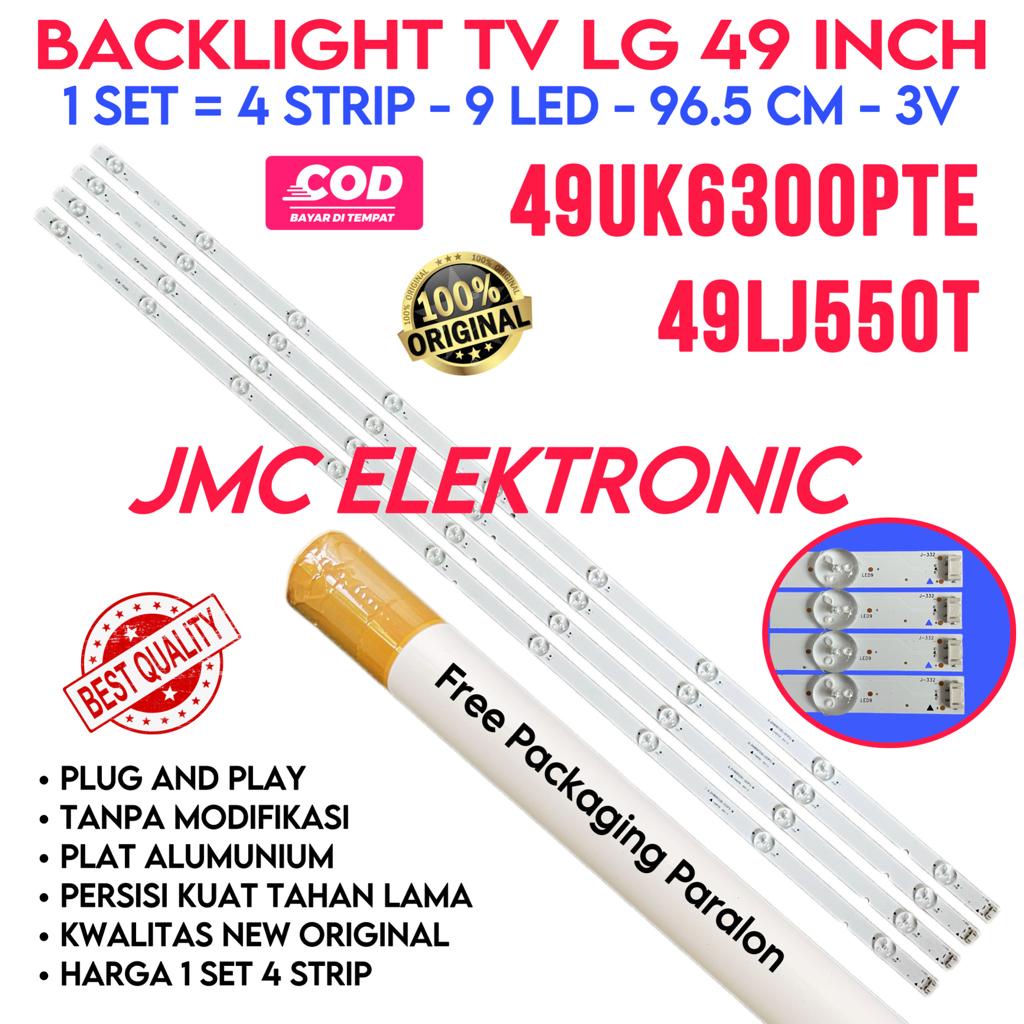 Jual BACKLIGHT TV LED LG 49 INC 49UK6300 49LJ550 T 49UK6300PTE 49LJ550T 49UK 6300 49LJ 550 9K 3V ...
