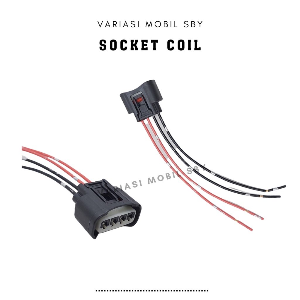 Jual SOCKET IGNITION COIL - SOKET KOIL AVANZA / XENIA / RUSH / TERIOS ...