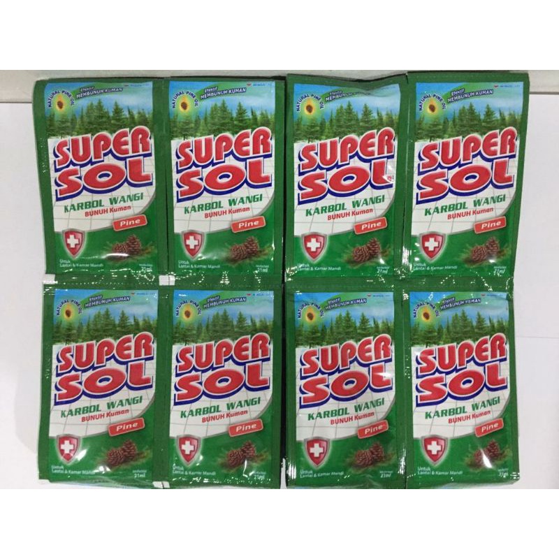 Jual supersol karbol sachet 21ml | Shopee Indonesia