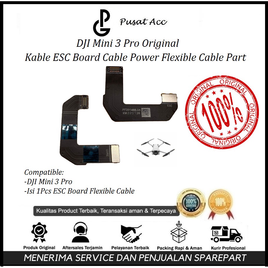 Jual DJI Mini 3 Pro Kable ESC Board Cable Power Flexible Original for ...