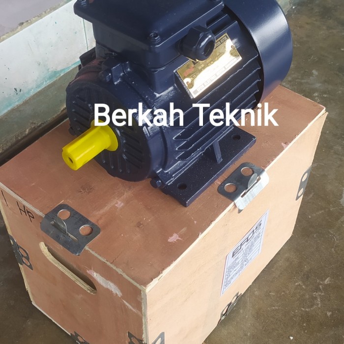 Jual $+$+$+$+] Dinamo Penggerak Elektro Motor Efos 1 HP 3 Phase 1400 rpm | Shopee Indonesia