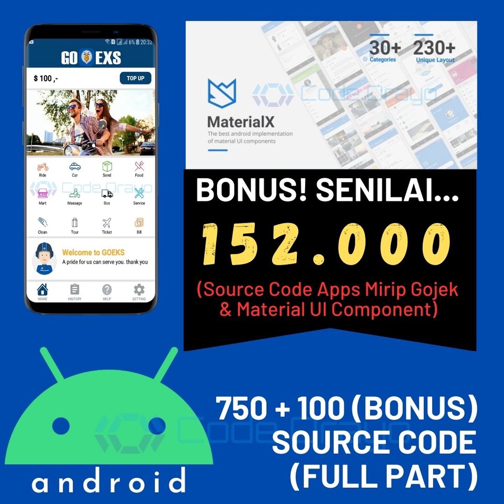 Jual 750 Source Code Program Aplikasi Android ( ALL PART ) | Shopee ...