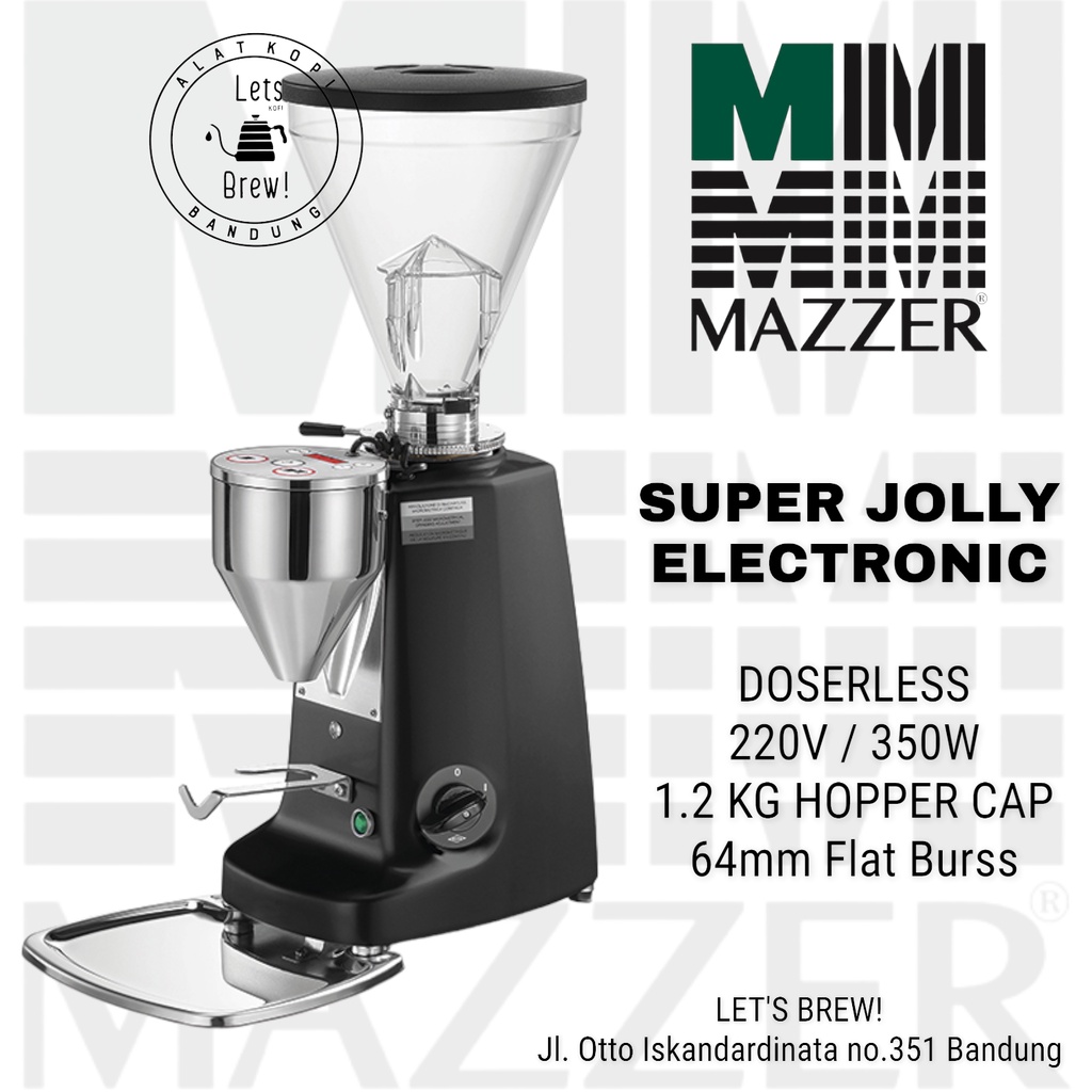 Jual Mazzer Super Jolly Electronic Doserless Grinder / Grinder Mazzer ...