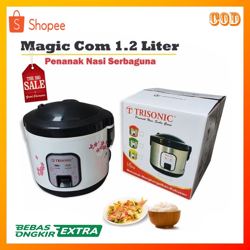 Jual Rice cooker trisonic magic com / Penanak nasi / rice cooker 1.2 ...