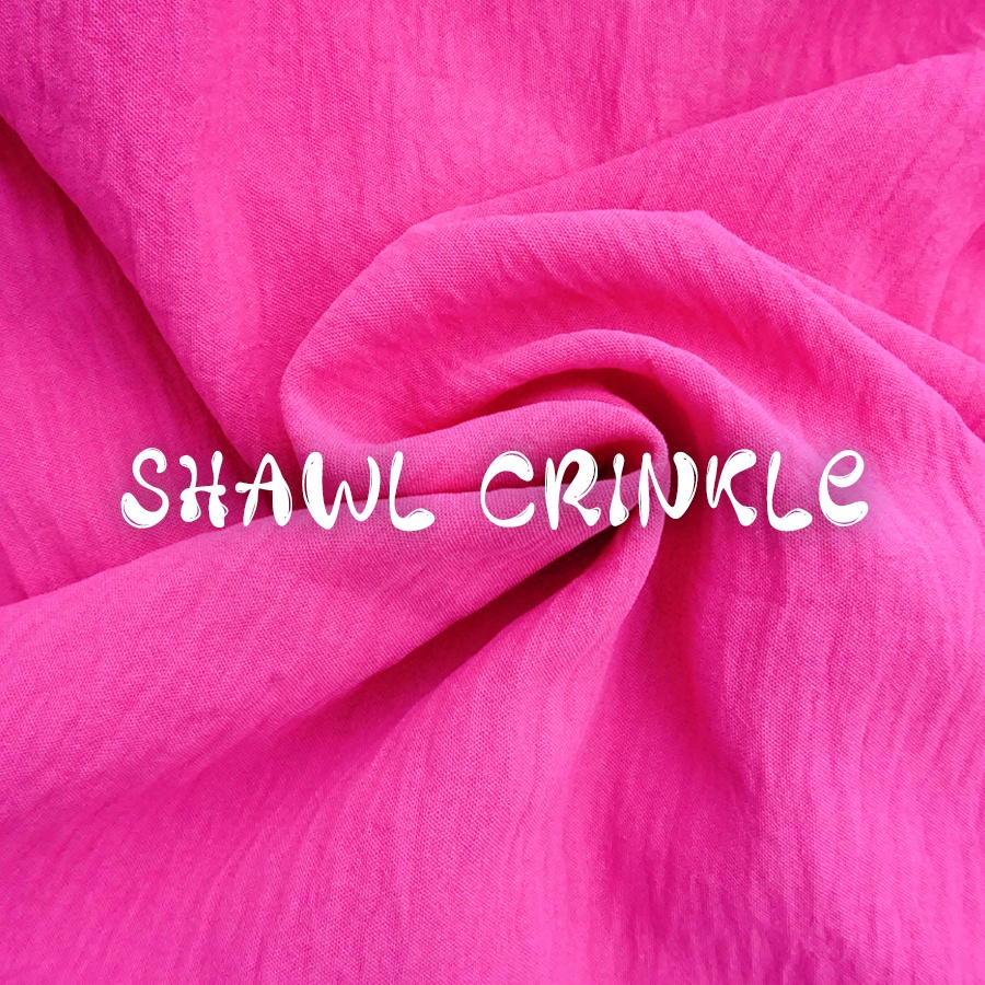 Jual Bahan Kain Crinkle | Bahan Kain | Bahan Kain Meteran | Shopee ...