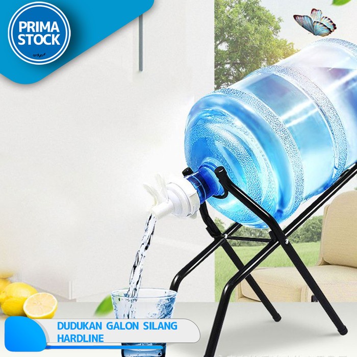 Jual RAK KAKI GALON LIPAT DUDUKAN DISPENSER + KRAN PORTABLE 02A ...