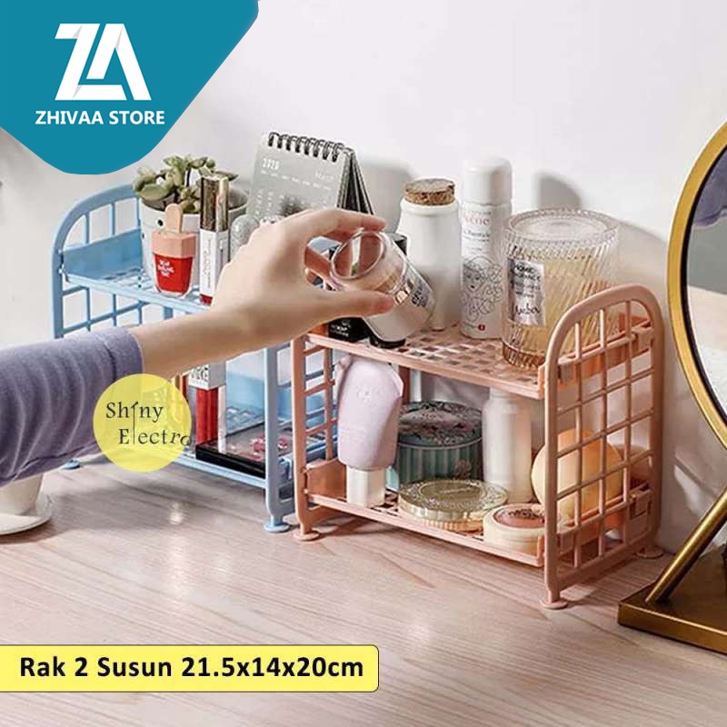 Jual Rak Mini 2 Susun Serbaguna Rak Kosmetik / Rak Bumbu Dapur | Shopee ...