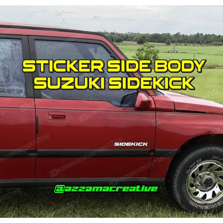 Jual Stiker Suzuki Sidekick side body Sticker | Shopee Indonesia