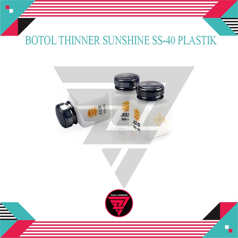 Jual Botol Thinner Plastik SS 40 / Tempat Thinner / Wadah Thinner ...