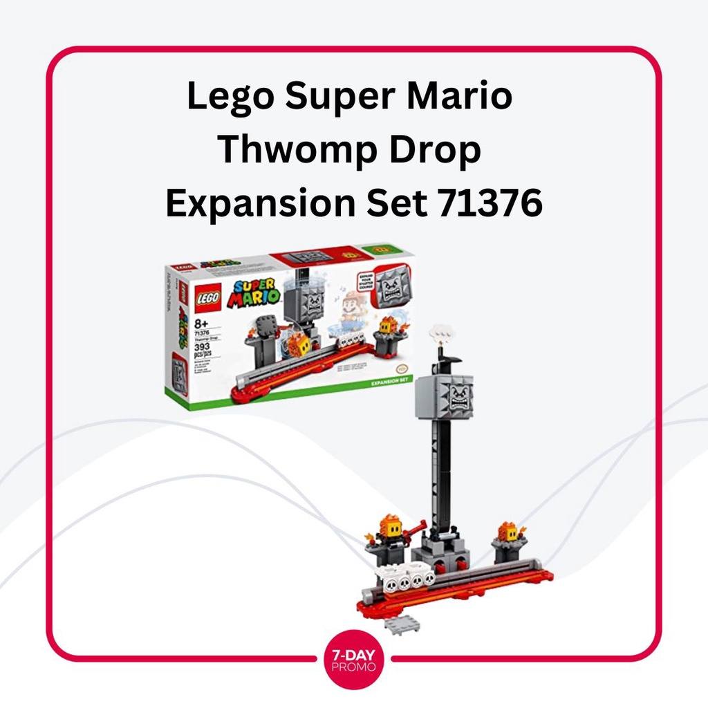 Jual Lego Super Mario Thwomp Drop Expansion Set 71376 | Shopee Indonesia