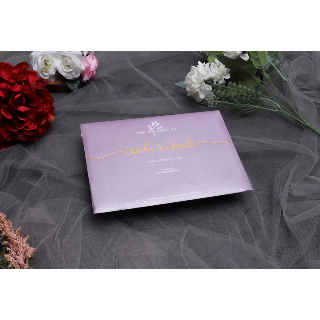 Jual Undangan Pernikahan Landscape Lilac | Shopee Indonesia