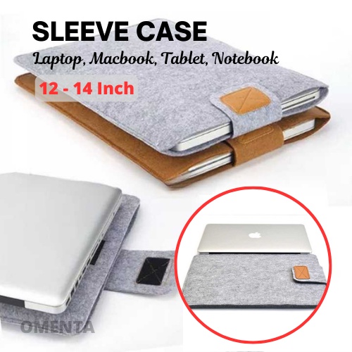 Jual Soft Sleeve Case Laptop 12 14 Inch Tablet Macbook Pro Sarung Tas ...