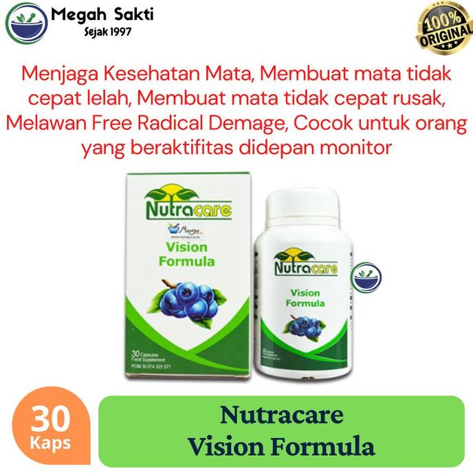 Jual Nutracare Vision Formula - 30 Kaps hqu03 | Shopee Indonesia