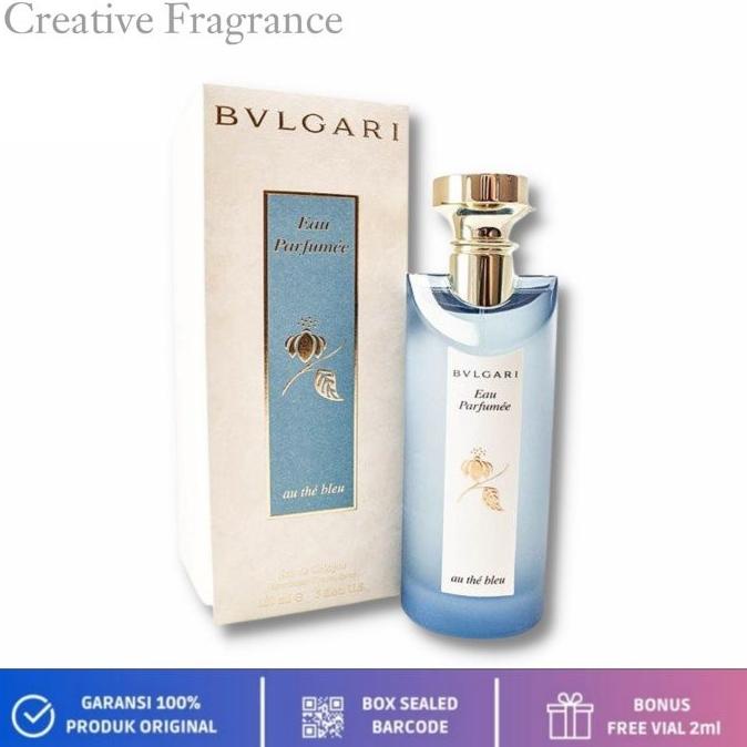 Jual Bvlgari Eau Perfumee Au The Bleu Cologne 75Ml Original Full Set ...