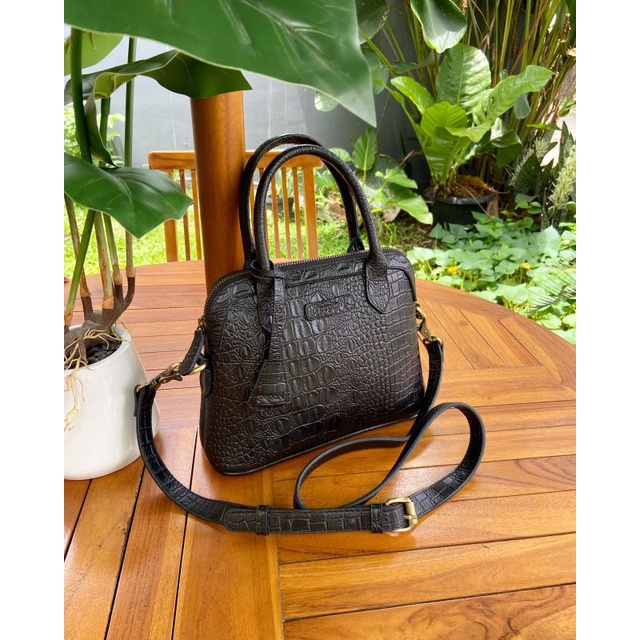 Jual Pepari Leather Tas Wanita Kulit Sapi Satchel Bag PA - 132 | Shopee ...