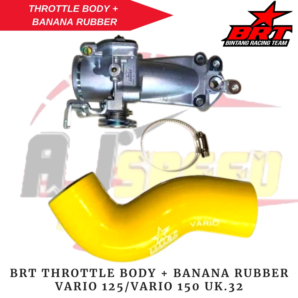 Jual BRT Throttle Body TB + Velocity Banana Rubber Vario 125 Vario 150 ...