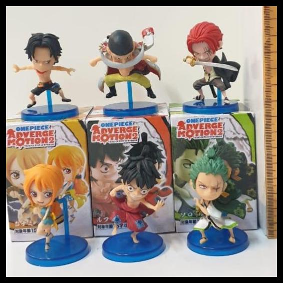 Jual One Piece Action Figure Set 6 Adverge Motion | Shopee Indonesia