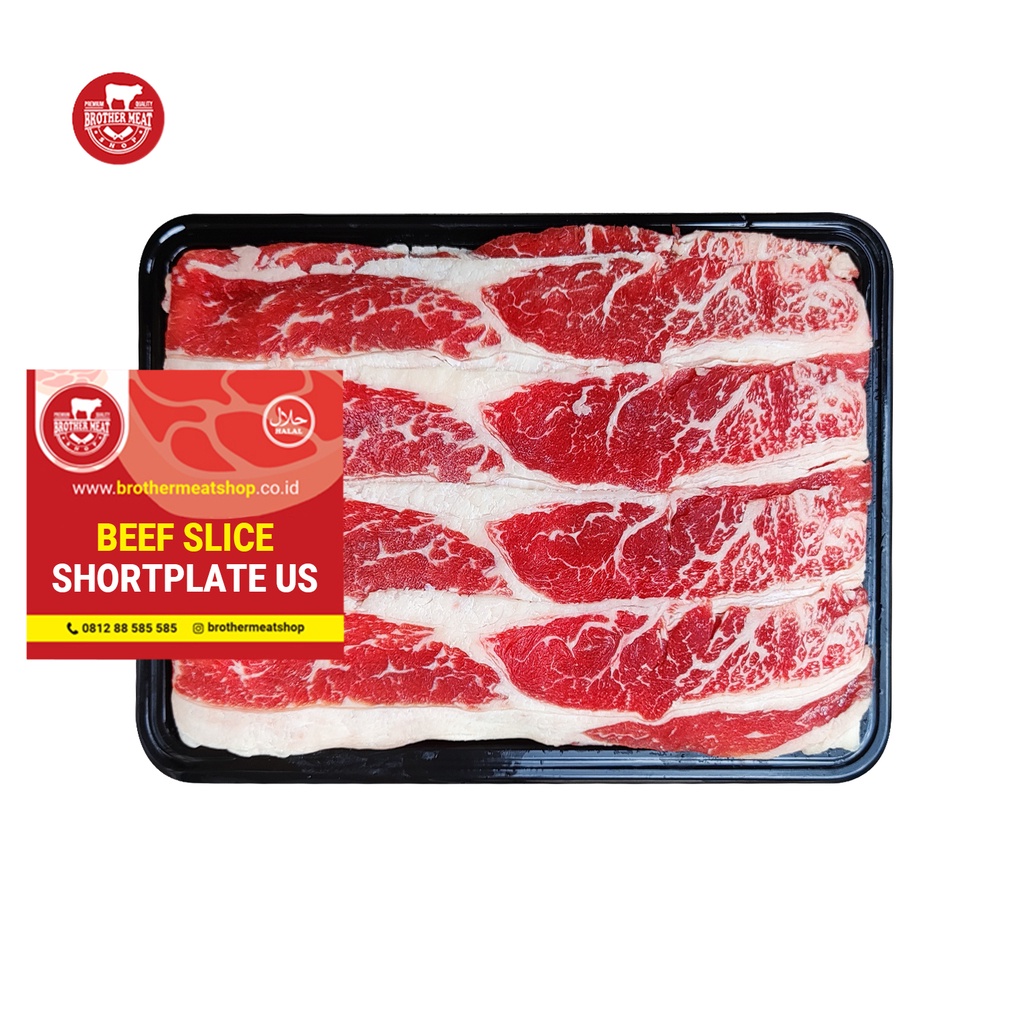 Jual Beef Sliced Shortplate US 500gr - Irisan Daging Perut Sapi US ...