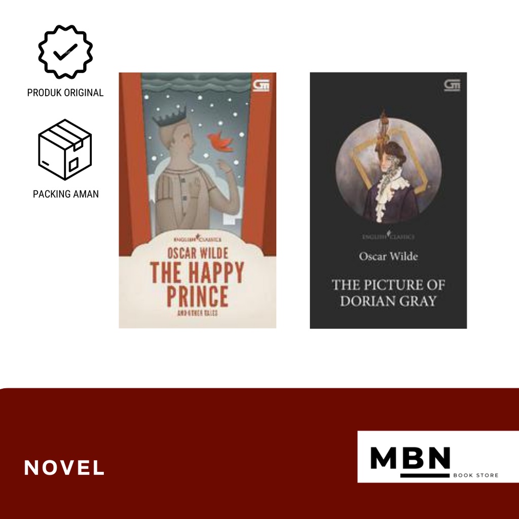 Jual ENGLISH CLASSICS: THE PICTURE OF DORIAN GRAY/ THE HAPPY PRINCE AND ...