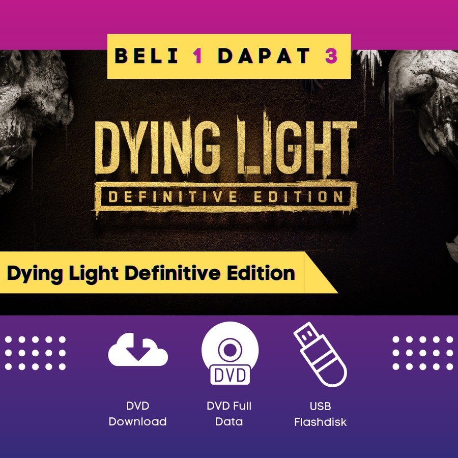 Jual Dying Light Definitive + Dying Light 2 Stay Human | Game PC Original | Shopee Indonesia