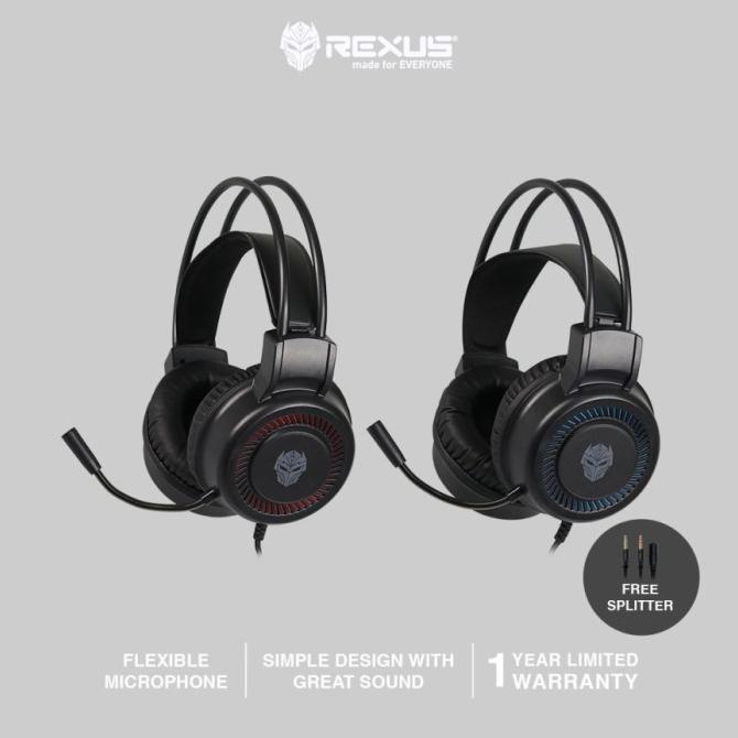 Jual REXUS VONIX F22/F-22 Headset/Headphone Profesional Gaming ...