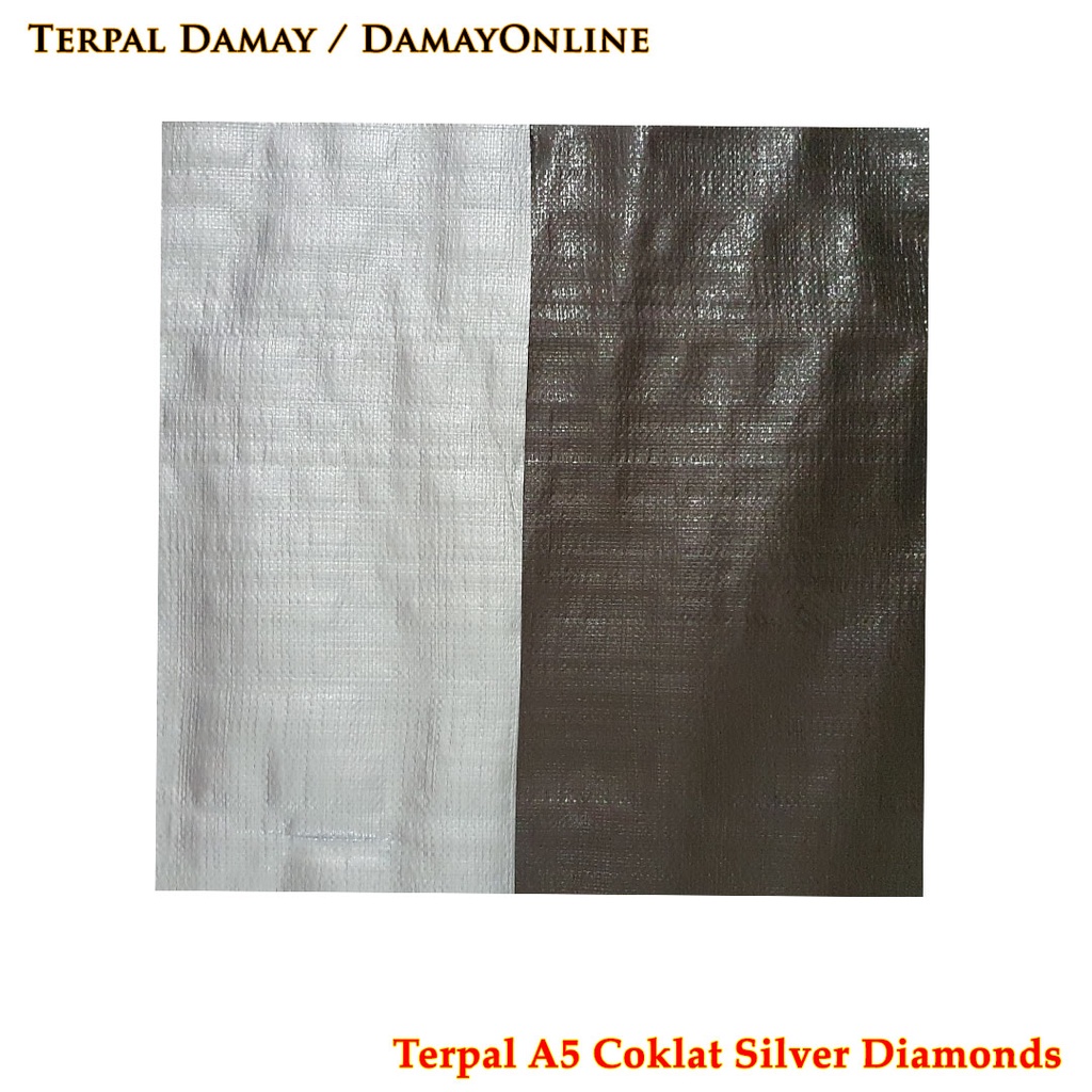 Jual Terpal Jadi A5 Coklat Silver Korea Diamonds ( Ukuran Bebas / M2 ...