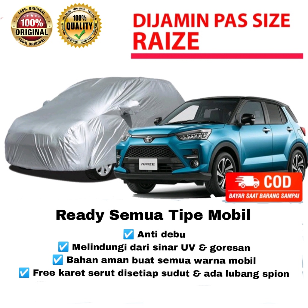 Jual Sarung Mobil Raize Rocky/Body Cover Mobil Raize Rocky | Shopee ...