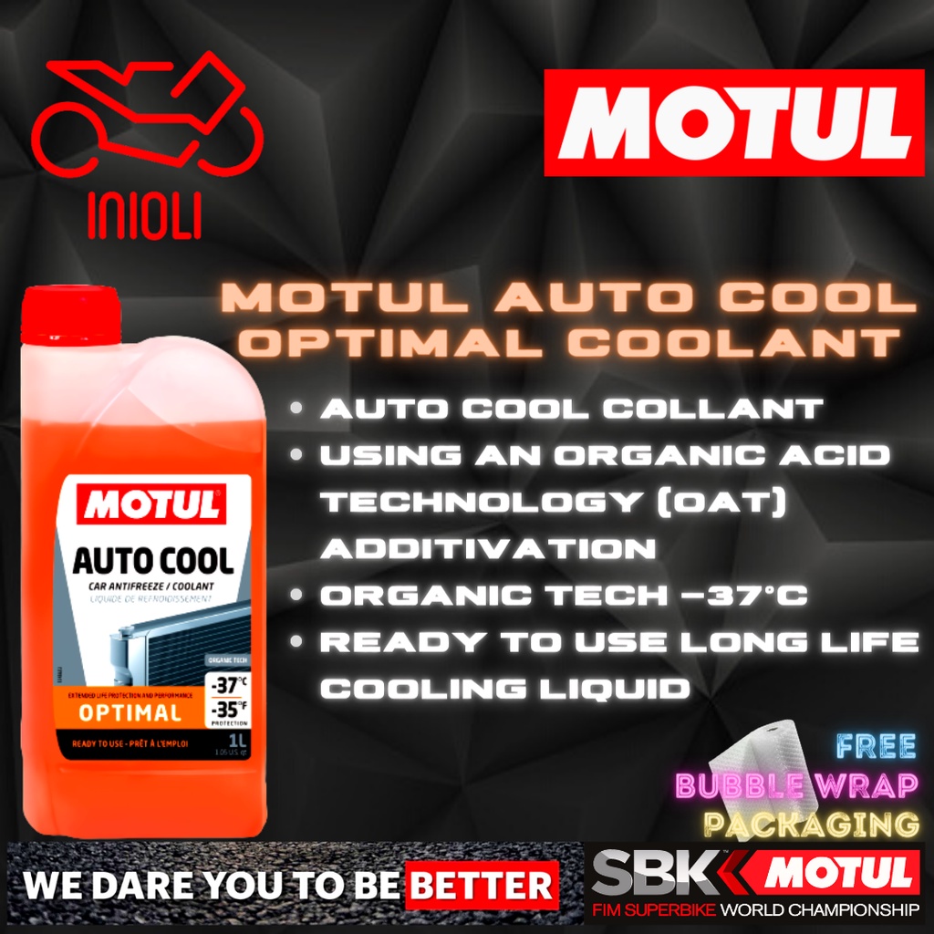 Jual MOTUL AUTO COOL COOLANT OPTIMAL -37°C ORGANIC TECH PENDINGIN AIR ...