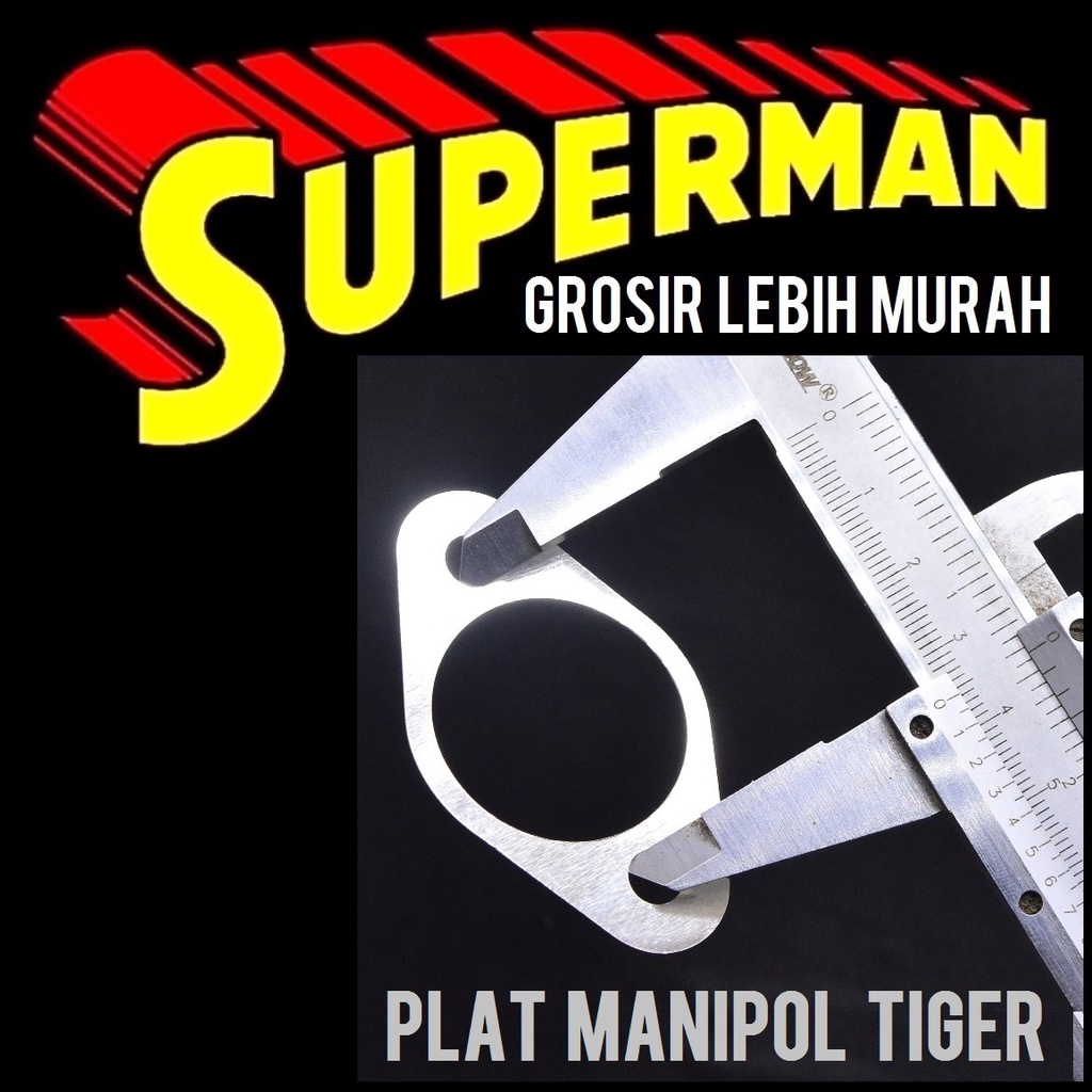 Jual PLAT MANIPOL ALM TIGER aluminium perpak almunium packing gasket ...