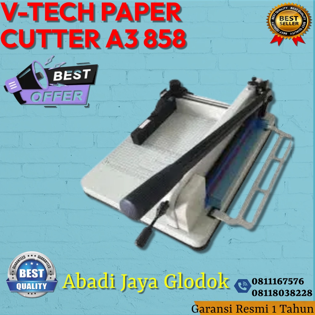 Jual V-TECH PAPER CUTTER A3 858 | Shopee Indonesia