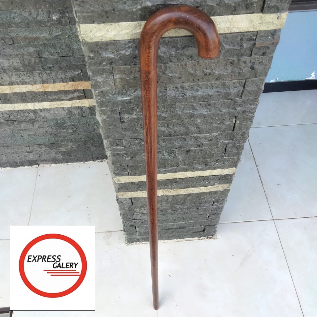 Jual tongkat jalan kayu kelor emas motif payung premium x827 | Shopee ...