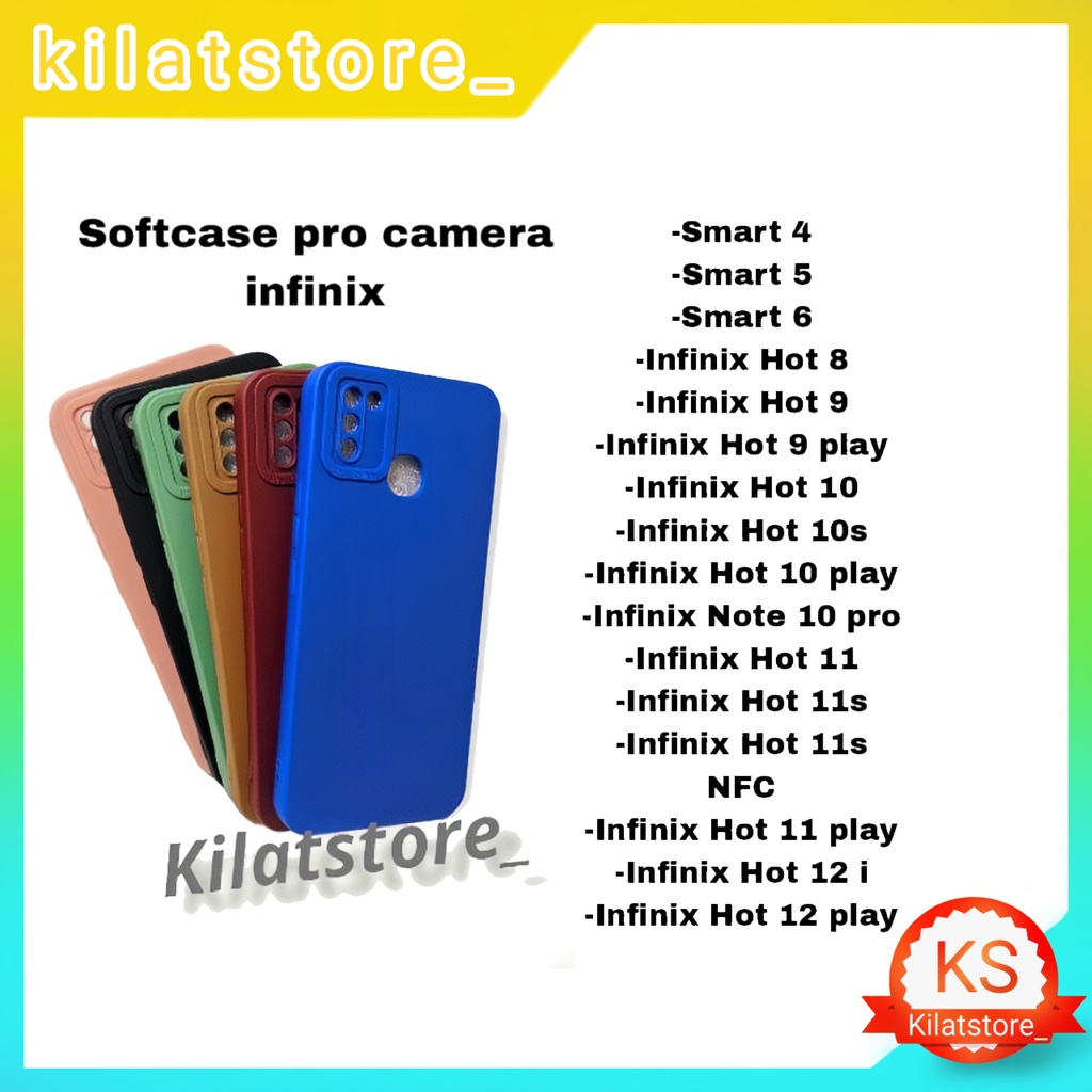 Jual Soft Case Macaron Candy + Protect Camera for Infinix | Shopee ...