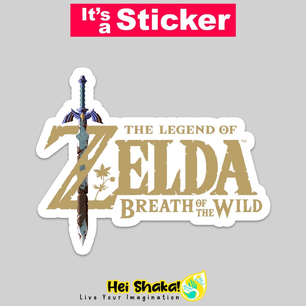 Jual Stiker The Legend of Zelda Breath of the Wild Sticker Gamer ...