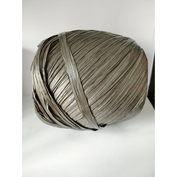 Jual Tali rapia tali rafia rapiah rafiah tali plastik hitam 800 gr ...